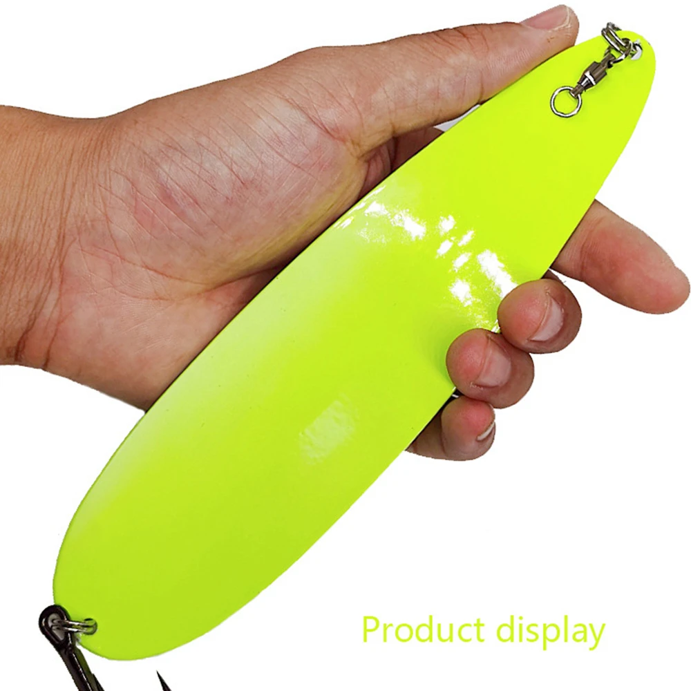 Aoclu Double Colored Big Metal Fishing Spoon 97g 8 inch 20.3cm 122g 9 ...