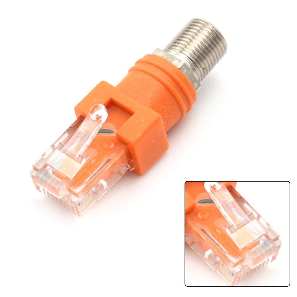 RF-Female-To-RJ-45-Male-Coaxial-Coupler-Adapter-8-Stitches-RJ-45-To-RF ...