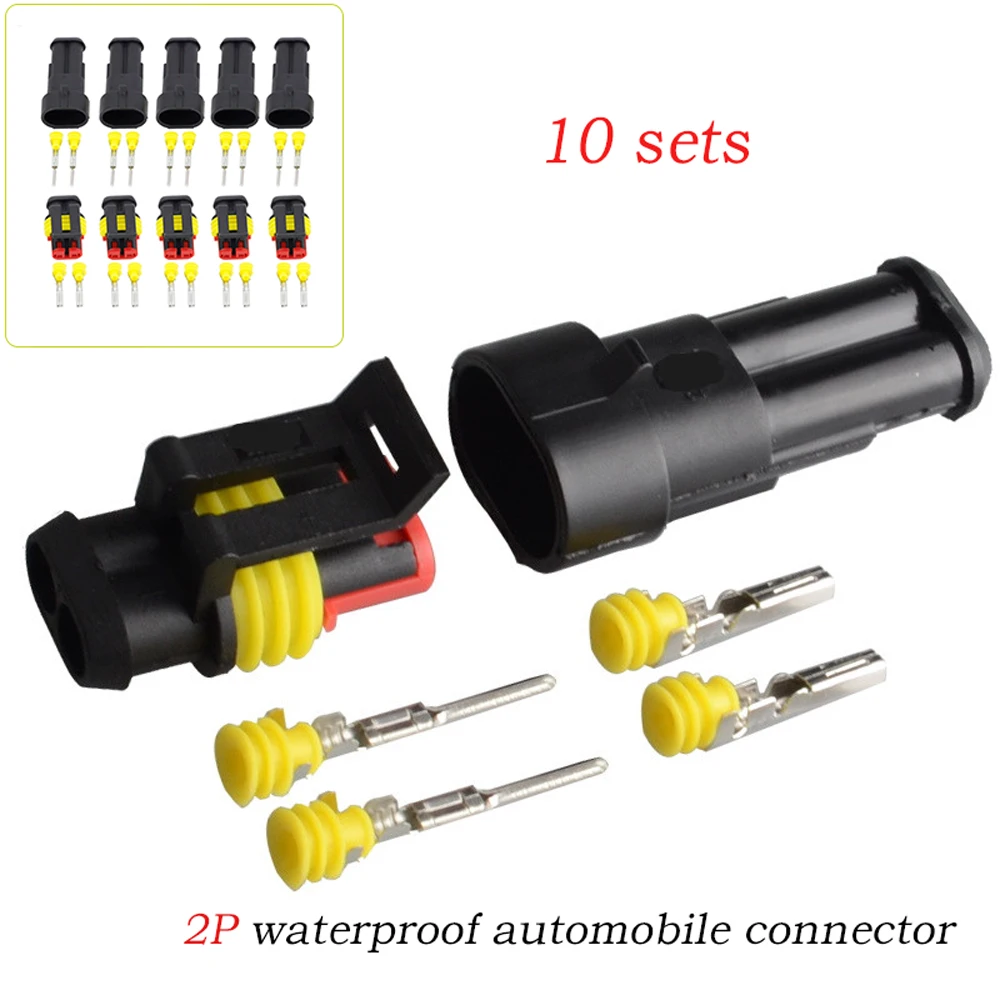 Promotion-10-Kit-2-Pin-Way-Waterproof-Electrical-Wire-Connector-Plug-1 ...
