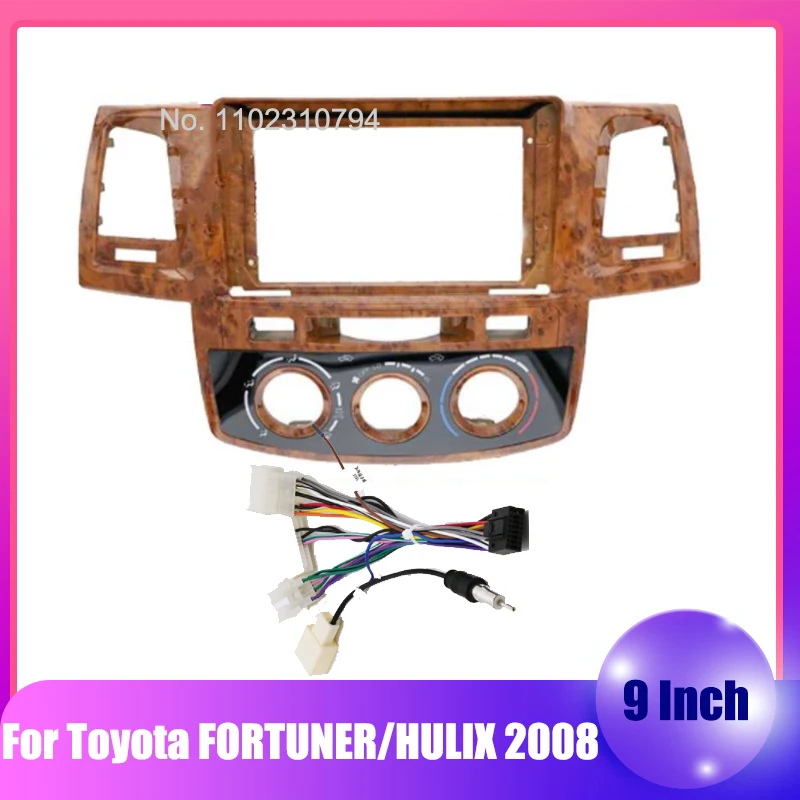 2-Din-Car-Stereo-Radio-Frame-Fascia-Cover-Trim-Kit-Panel-For-Toyota ...