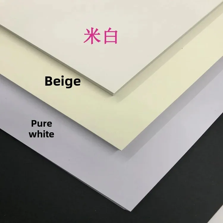 Apricot Cream Ivory Cutting Double Glue Eastern Paper Hard Pen ...