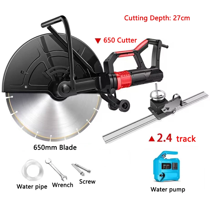 Handheld-Brushless-Wall-Cutting-machine-27cm-High-power-Cement-Concrete ...