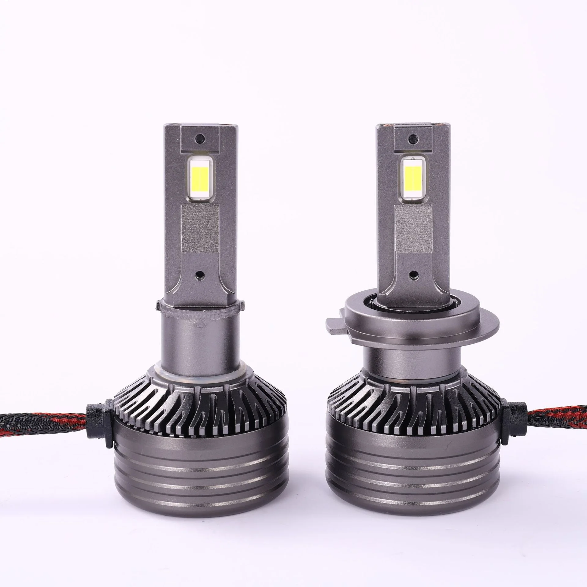 2pcs-Auto-LED-Mile-Headlight-Bulb-High-Power-White-Front-Lights-H1-H4 ...