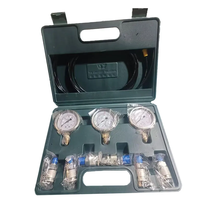 Hydraulic-Pressure-Gauge-Excavator-Pressure-Test-Kit-Pressure-Test ...