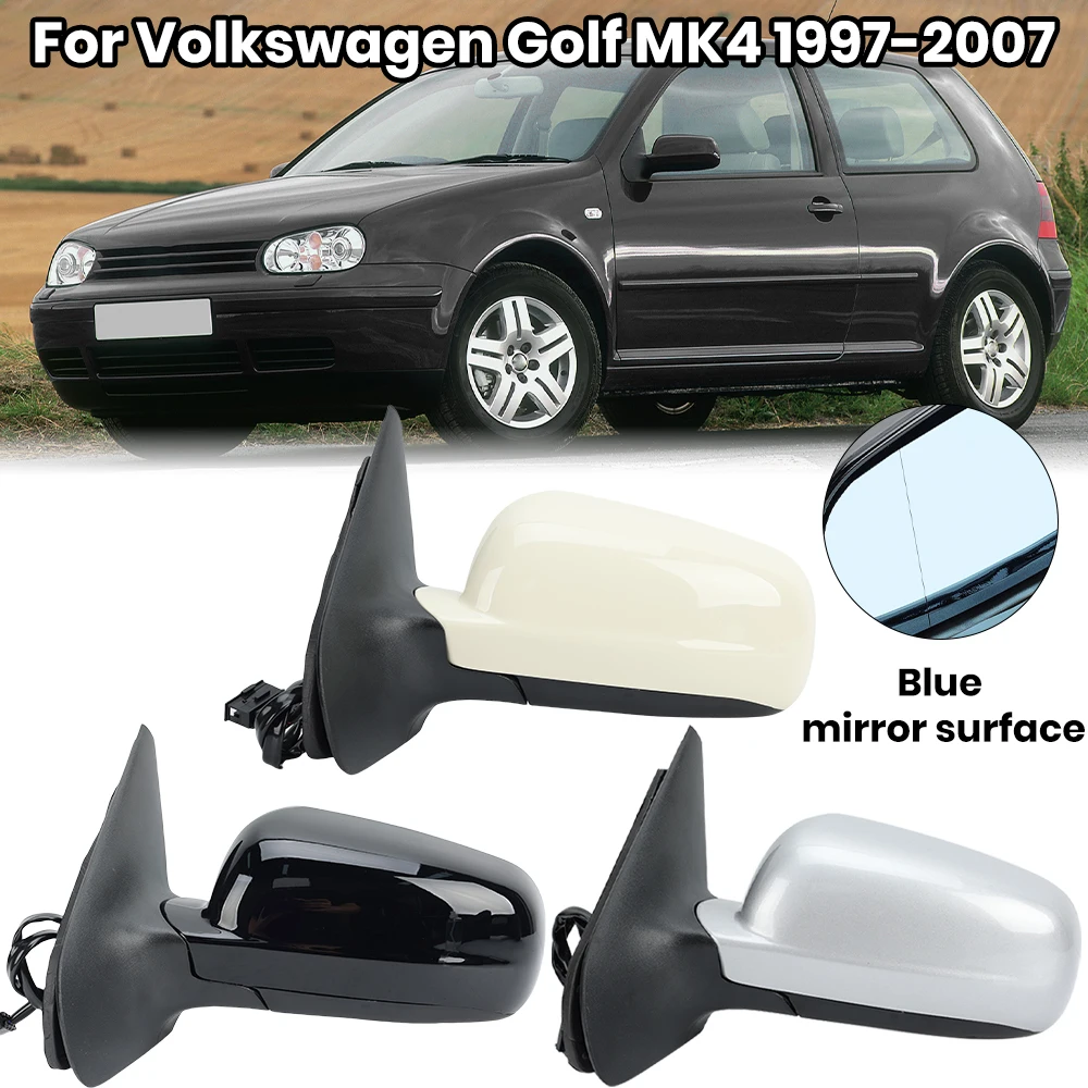 5 Pins Rearview Mirror Assembly For Volkswagen Golf MK4 1997 1998 1999 ...