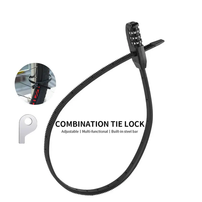 Portable-Multi-Purpose-Zip-Tie-Password-Locks-Motorcycle-Helmet-Lock ...