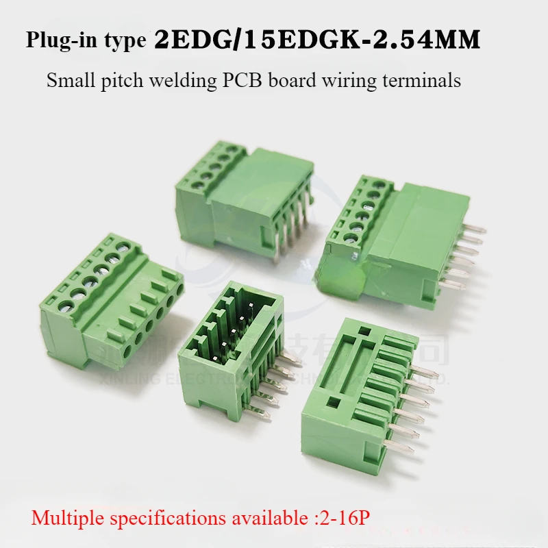 2-54mm-terminal-KF2EDG-2-54MM-Plug-and-pull-solder-PCB-board-terminal ...