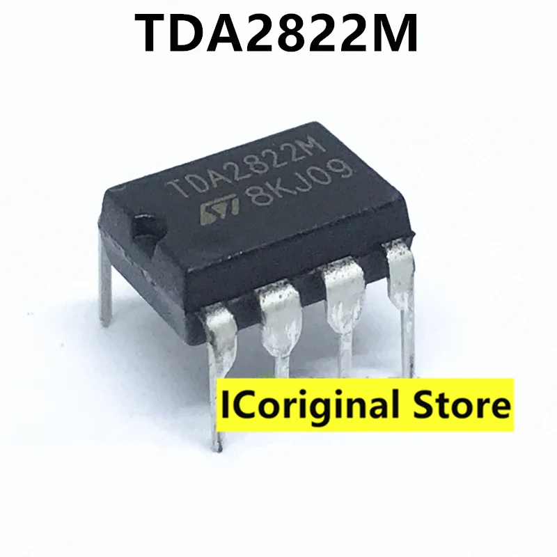 10pcs New And Original Tda2822 Audio Power Amplifier Chip Into The Dip-8 Electronic Components ...
