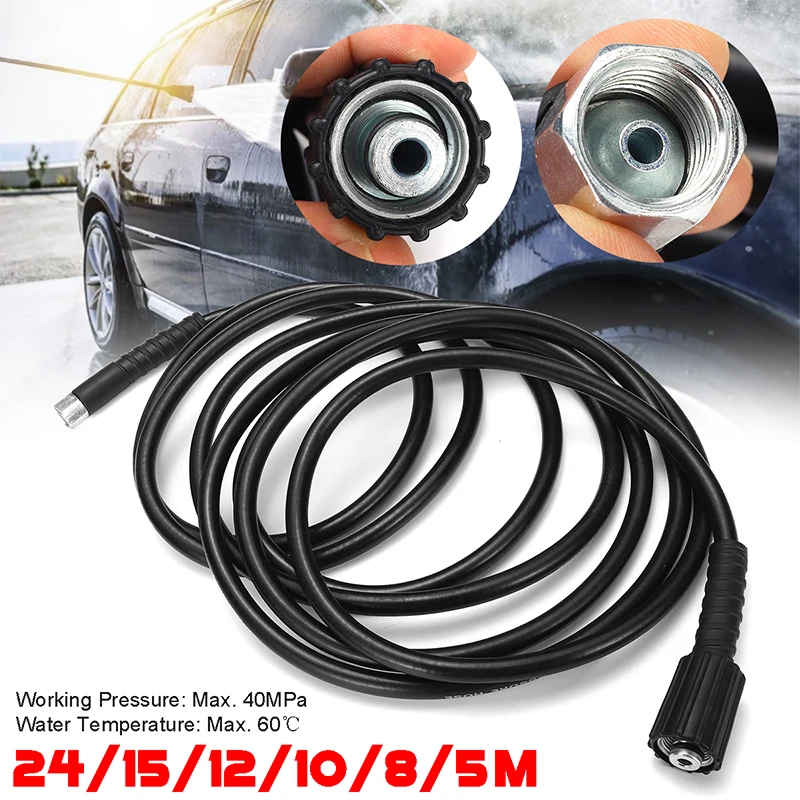 5/8/10/12/15m Pressure Washer Sewer Drain Hose,pipe Cleaner For For ...