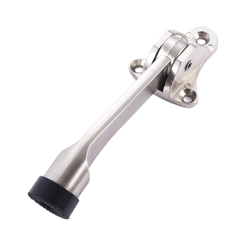 Foot-Operated-Kickdown-Door-Stop-One-touch-Flip-Door-Holder-Rubber ...