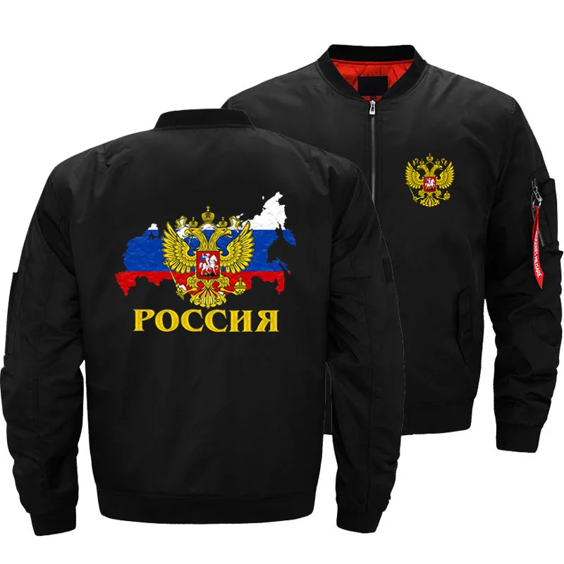 남성용 Poccnr 러시아 푸틴 모스크바 코트, 두꺼운 바람막이, 에어 파일럿 재킷, 에비에이터 봄버 재킷, 코트 의류, Ma1 ...