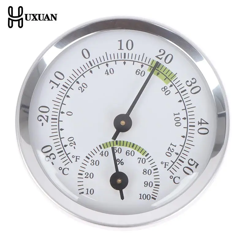 Mini Bell shaped Scale Thermometer Hygrometer For Home Office Wall ...