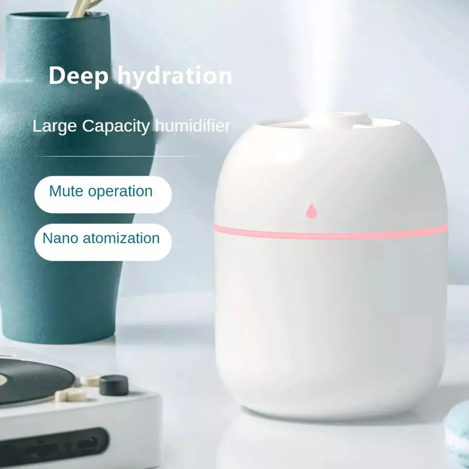 Portable USB Aroma Diffuser – 220ml Home Humidifier – Assorted Produce
