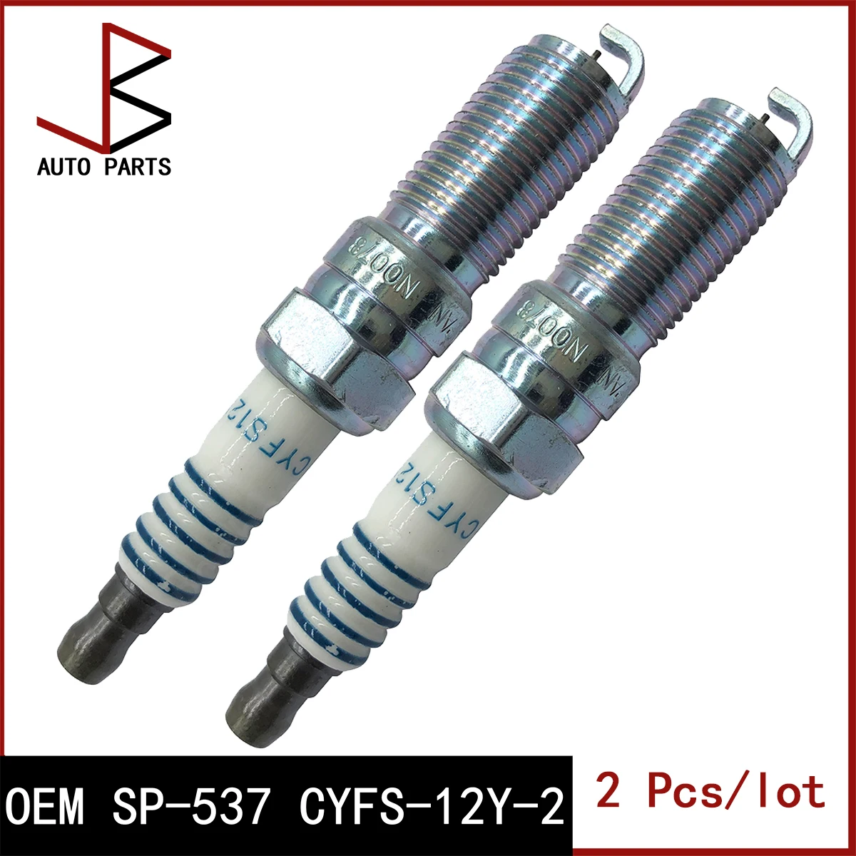 NEW 2 Pieces/lot Spark Plug OEM SP-537 CYFS-12Y-2 SP537 CYFS12Y2 SP 537 ...