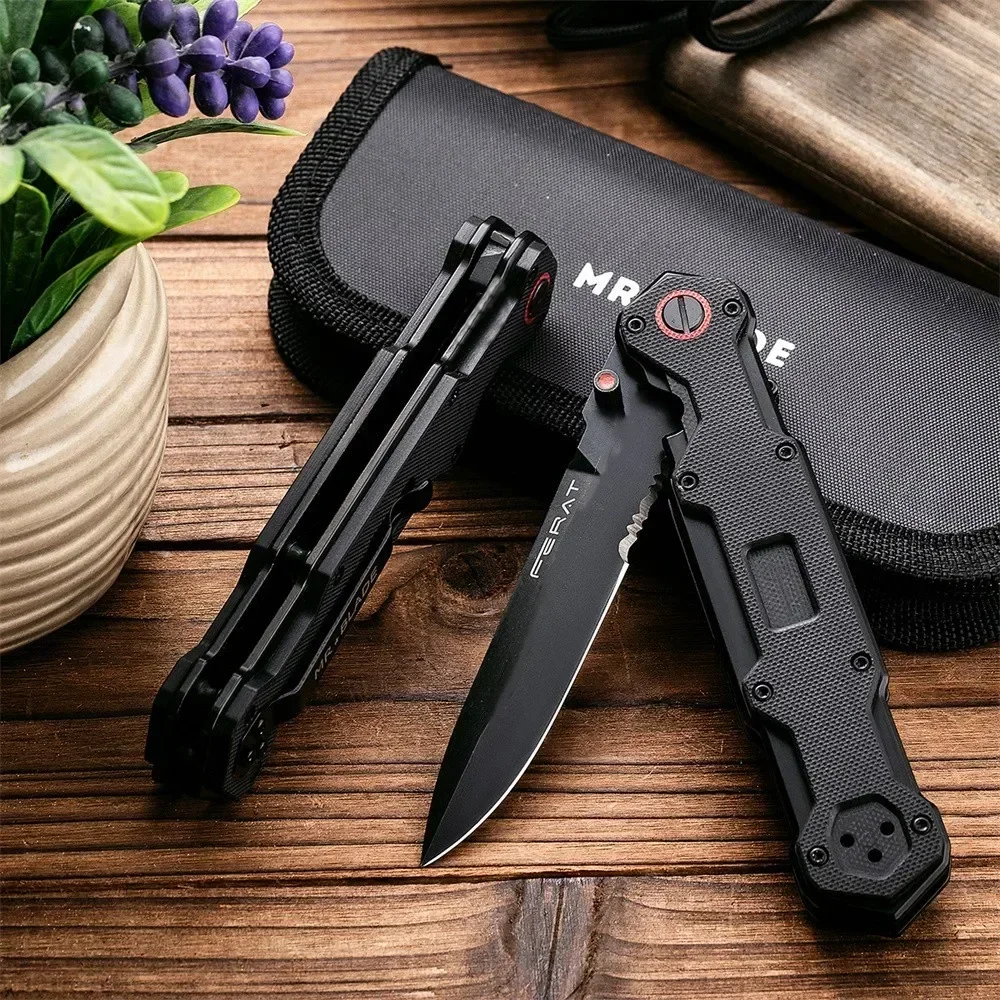 Mr-Blade-Pocket-Folding-Knife-D2-Blade-Steel-with-G10-Handle-Outdoor ...