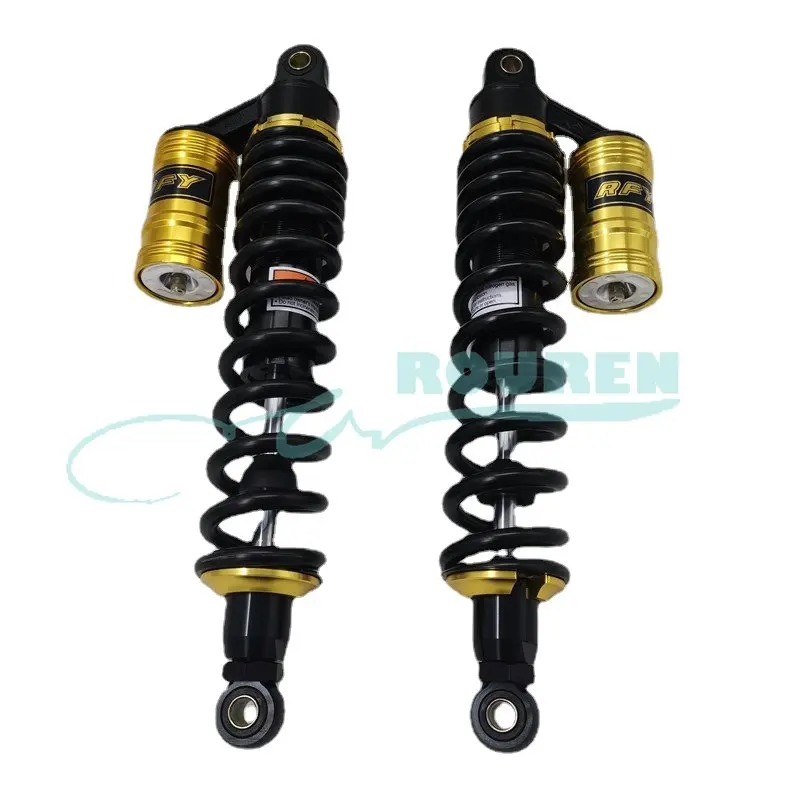 2PCS 10mm 400mm Spring Rear Shock Absorber For ATV Quad Go Kart ...