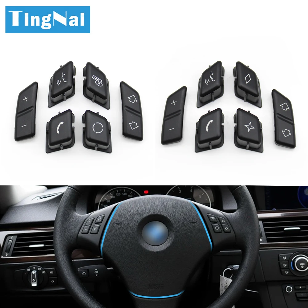 Car-Multi-function-Steering-Wheel-Button-Control-Switch-Cover-For-BMW-3 ...