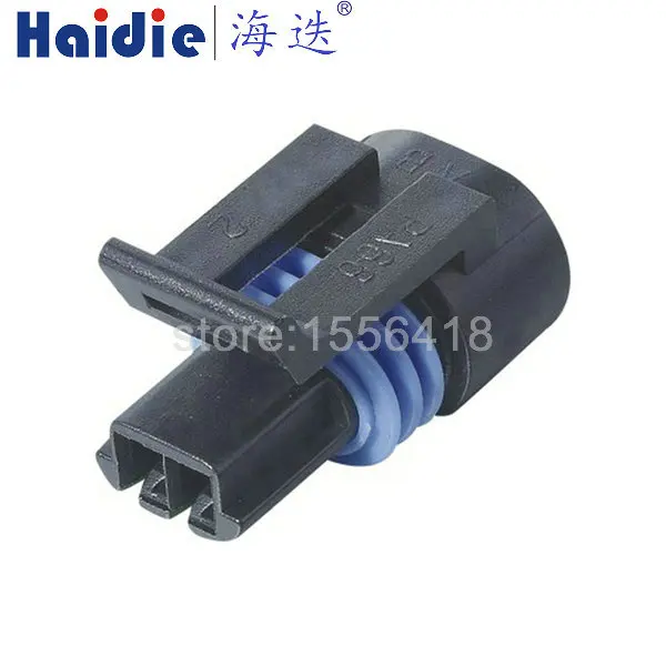 1 100 sets 2 Pin 1.5 Series Automobile Fuel Fine Filter Wiring Terminal ...