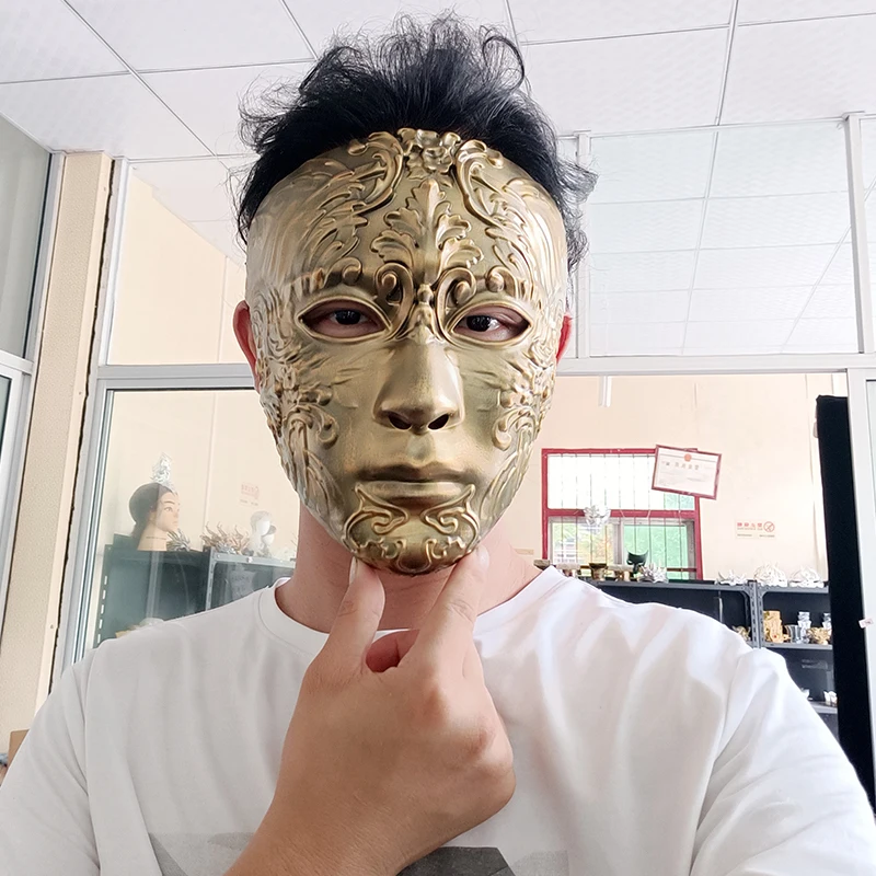 Mask Gold and Silver Color Retro Full Face Hanfu Decorations Suitable ...