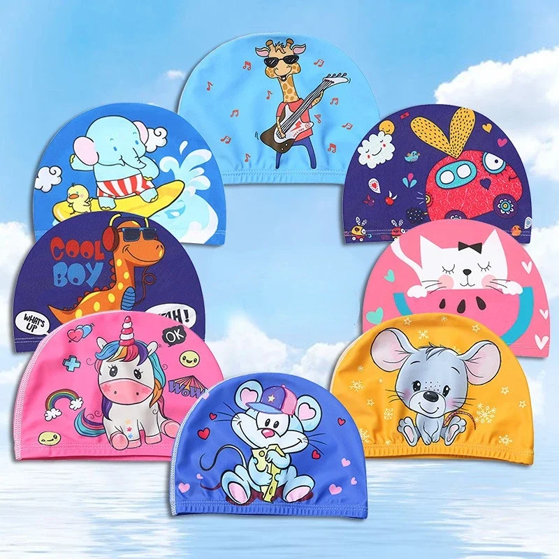 PU-Coating-Cartoon-Children-Swimming-Hat-for-1-7-Year-Old-Boys-Girls ...