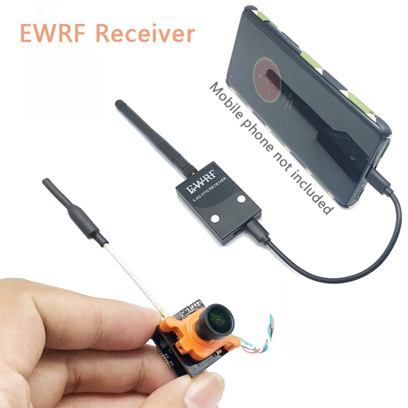 EWRF receptor de vídeo UVC, enlace descendente OTG VR, teléfono Android ...