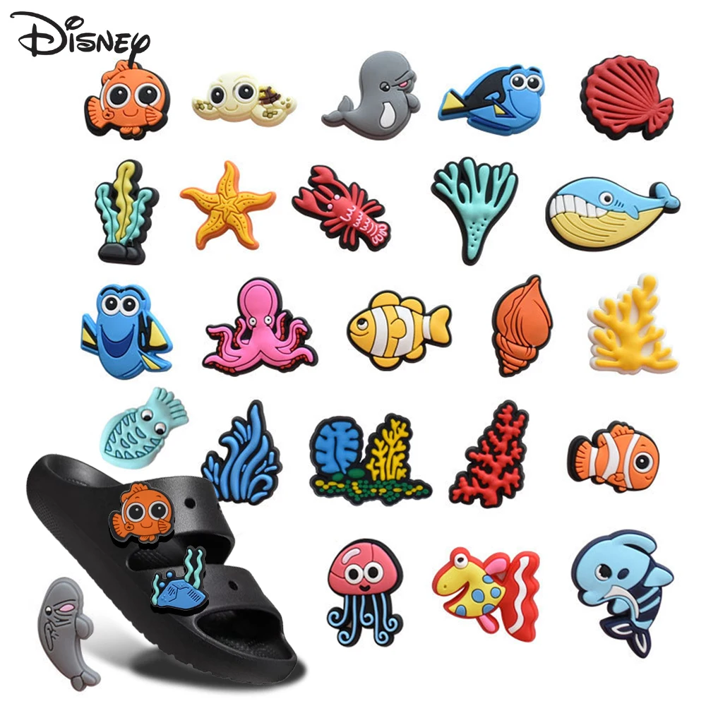 6-125pcs Disney Finding Nemo Shoe Charms DIY Craft Accessories Shoe ...