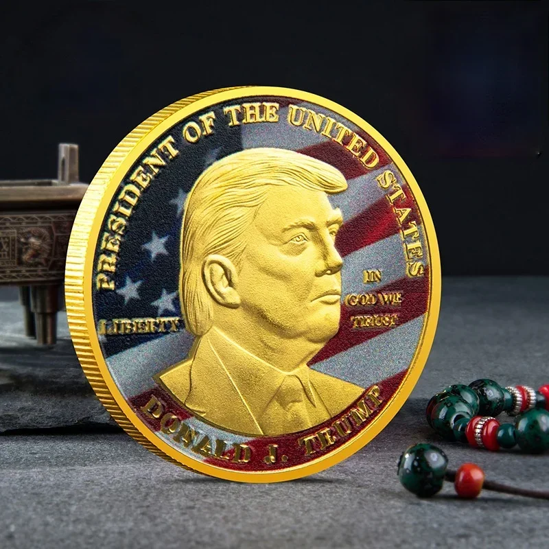 President-of-The-United-States-Donald-Trump-Collectible-Gold-Silver ...