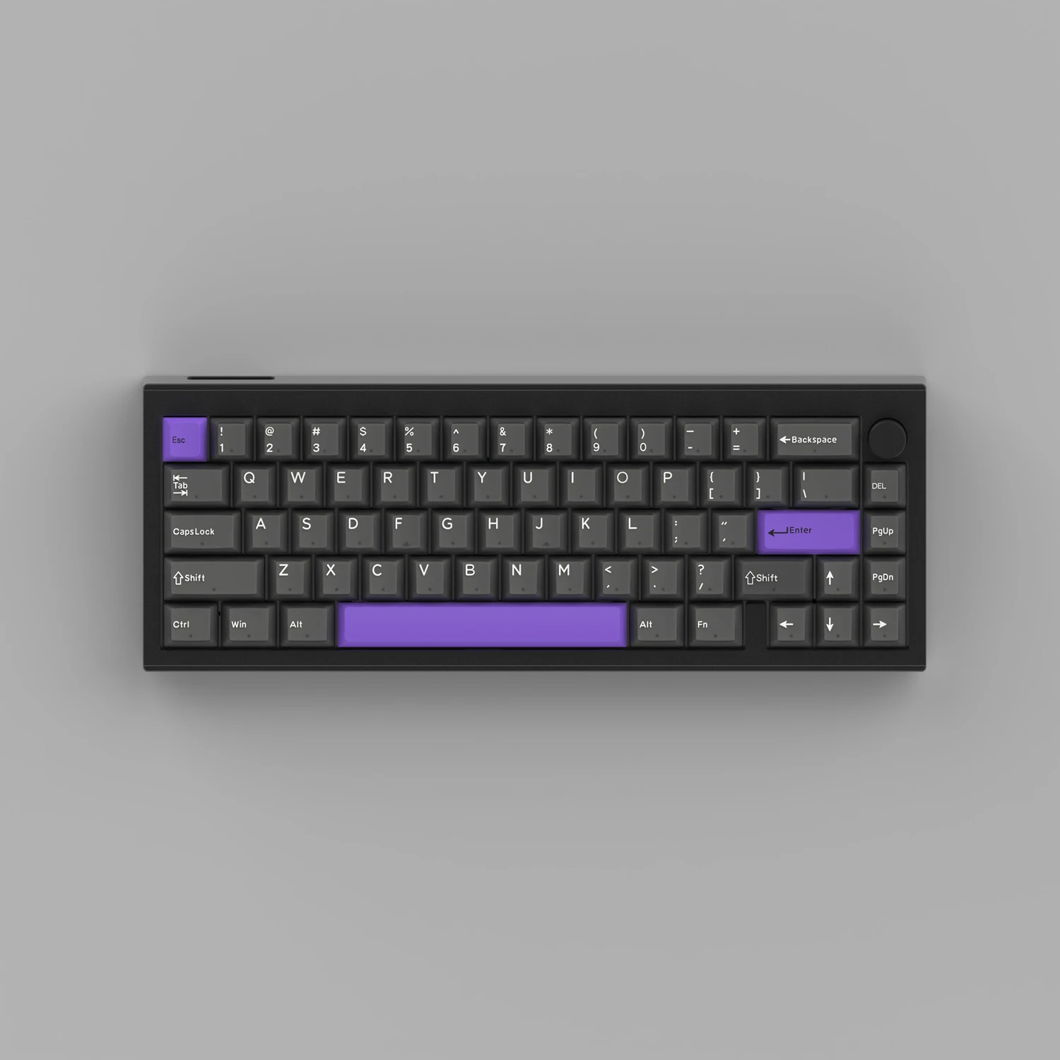 Semi transparente abs keycap para mx teclado v65 layout fr4 placa ...