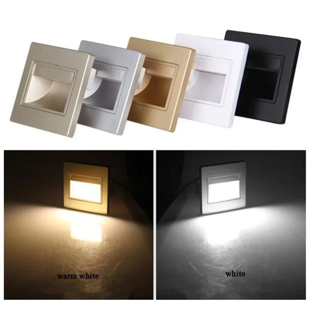 95x95mm-Modern-Recessed-Led-Stair-Light-1-5W-Night-Foot-light-Wall ...