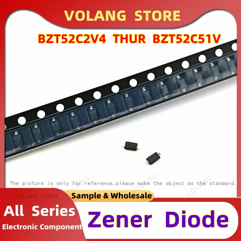 50Pcs-BZT52C24-SOD-123-WO-Zener-Diode-500mW-0-5uA-BZT52C27-WP ...