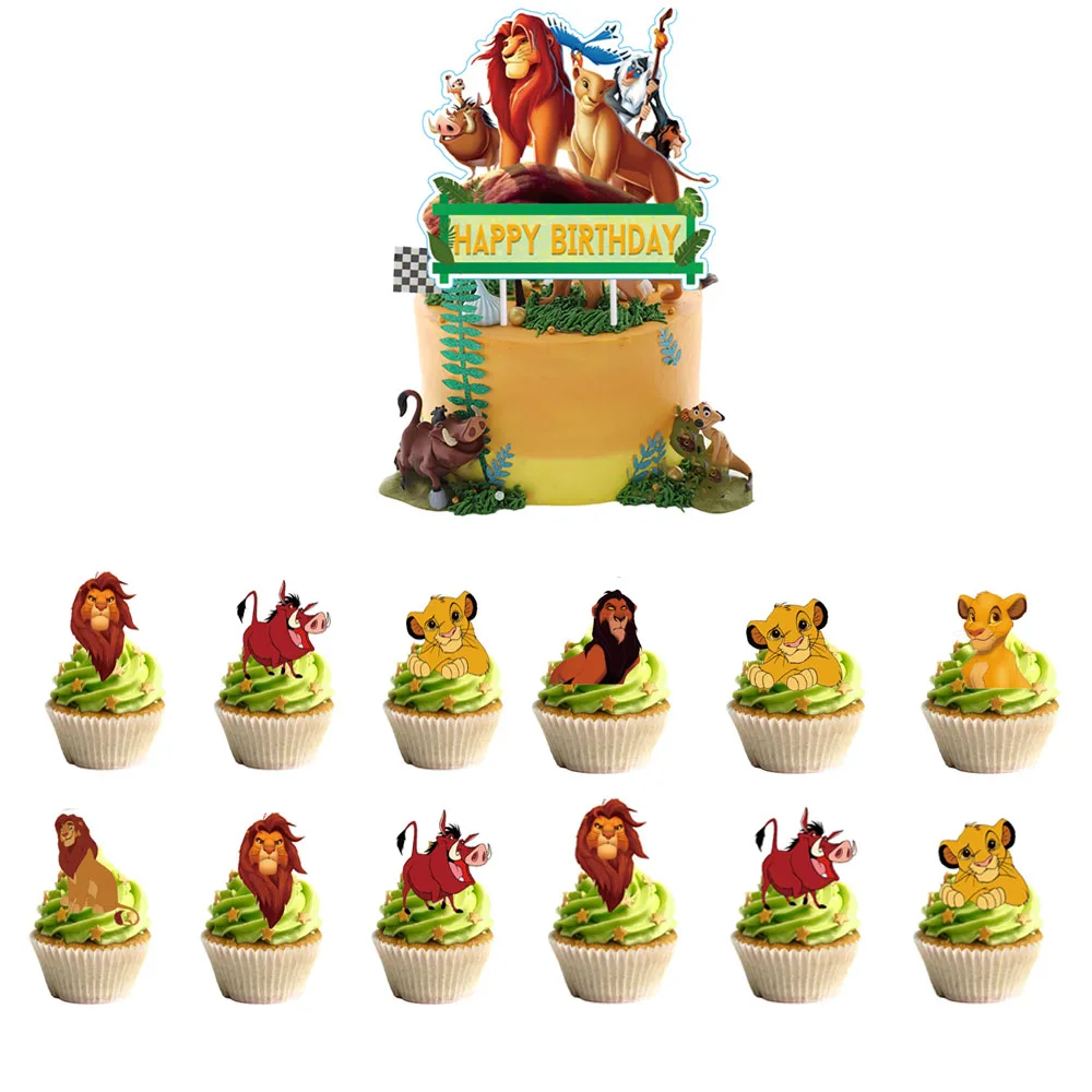 Decoraciones-para-fiestas-tem-ticas-del-Rey-Le-n-de-Disney-Simba ...