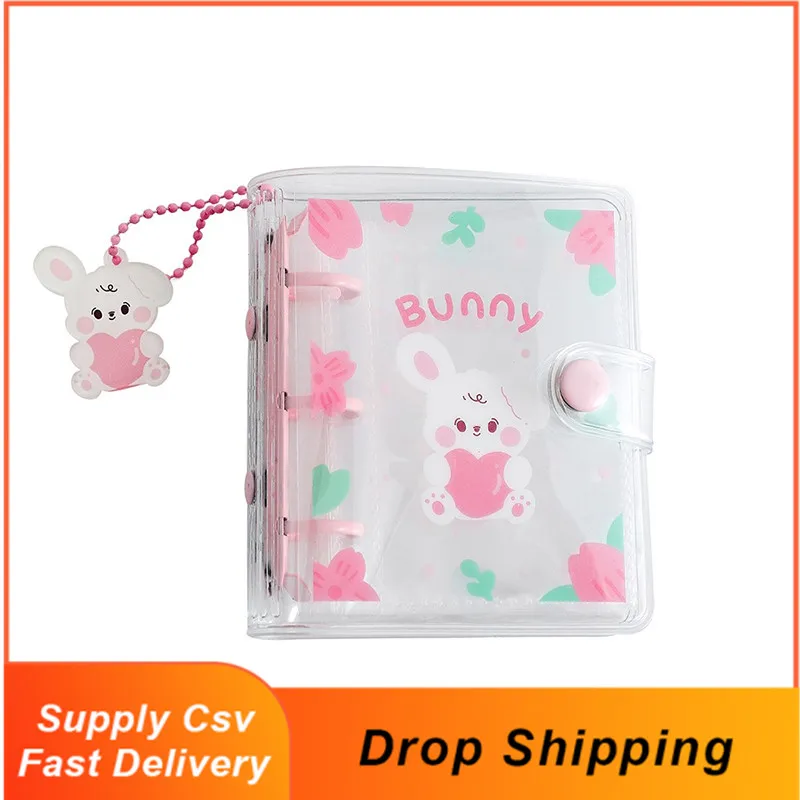 Lovely-Cartoon-Photo-Card-Album-With-Pendant-Transparent-Binder ...