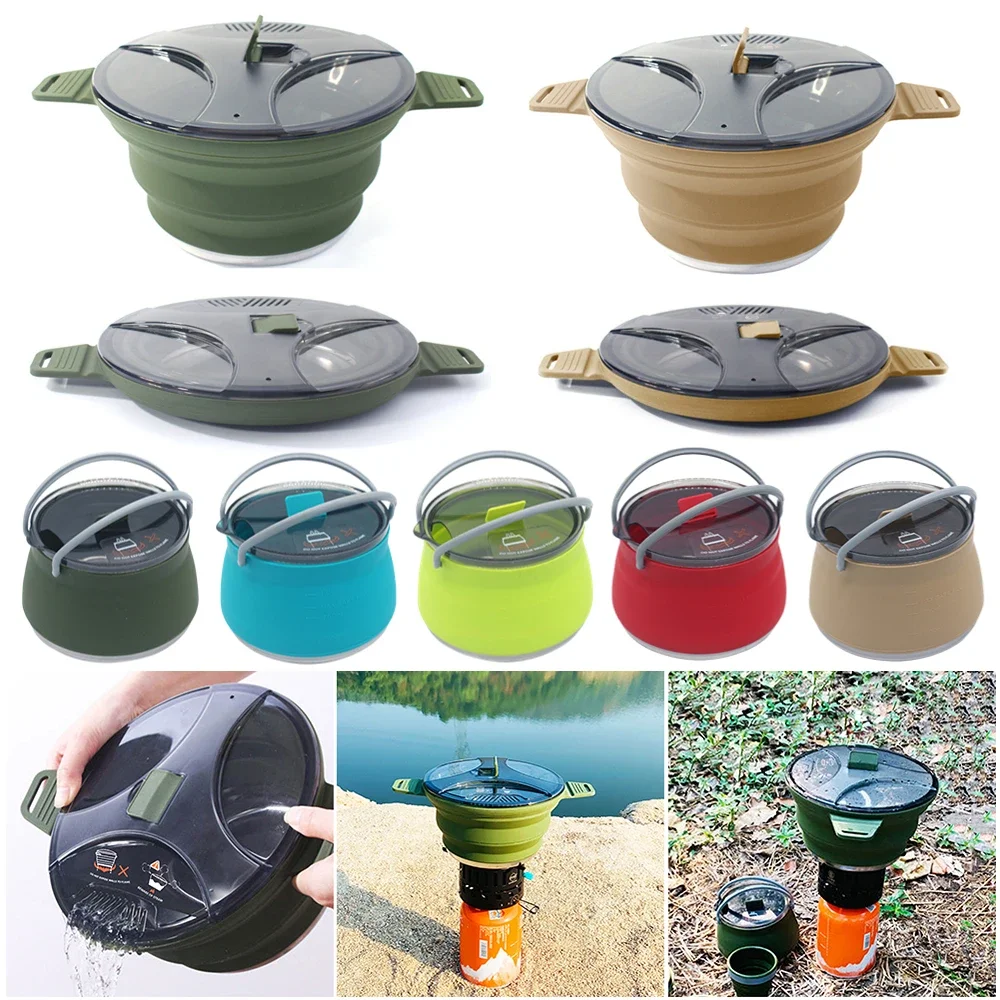 Foldable-Cooking-Pots-Portable-Camping-Kettle-Collapsible-Cooker-Pot ...