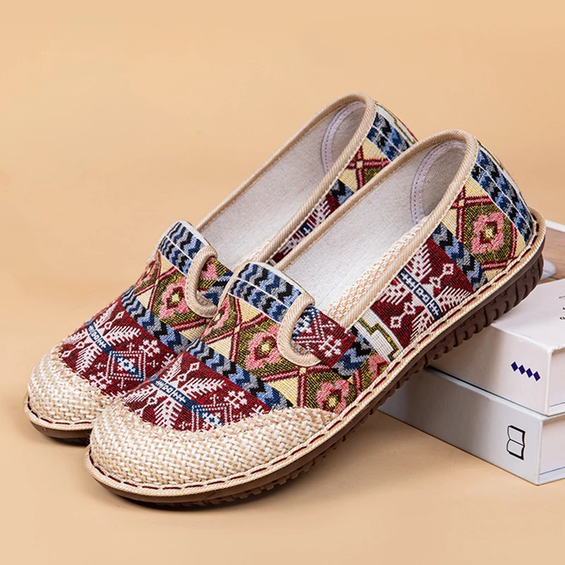 High-Quality-Women-Shoes-2023-New-Ethnic-Style-Woven-Embroidery-Shoes ...