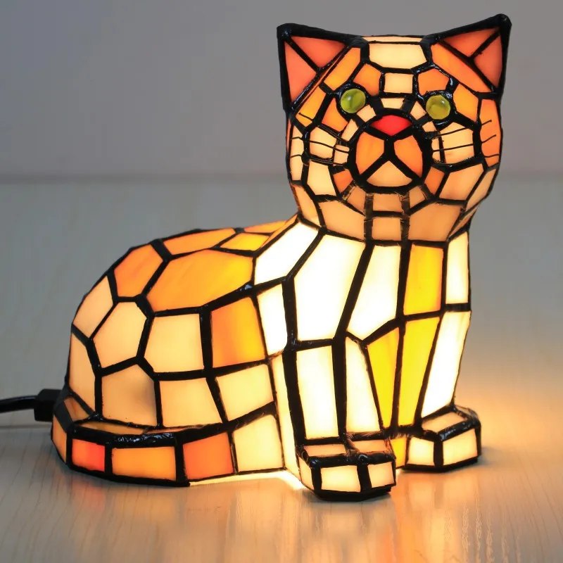 Stained Glass Animal Lamps