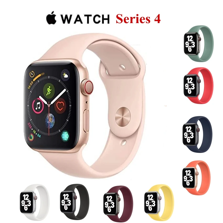Apple-reloj-inteligente-Serie-4-Original-con-GPS-40MM-44MM-carcasa-de ...