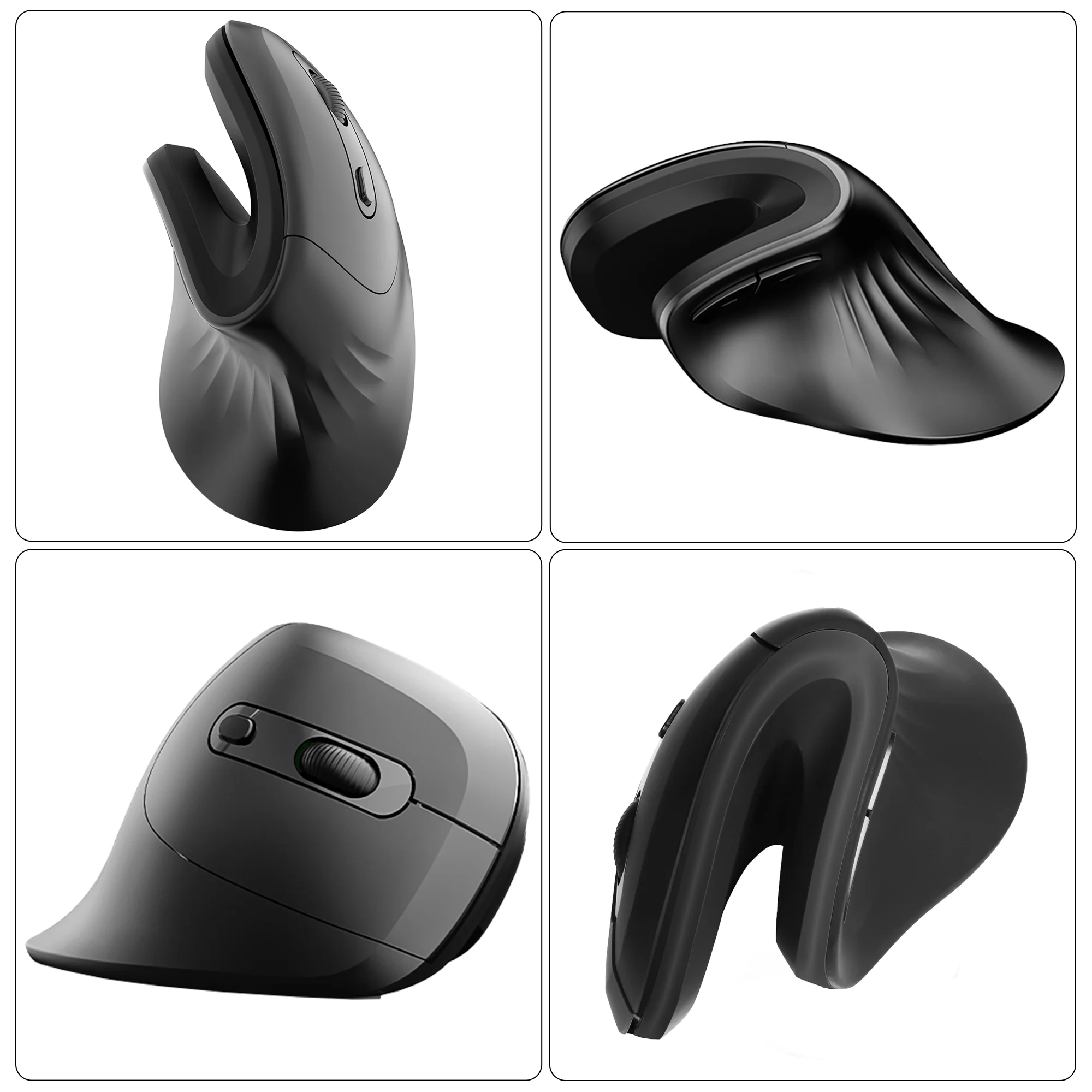 Chyi 인체 공학적 수직 마우스 무음 충전식 2 4ghz 무선 마우스 Usb 광학 게임 유선 마우스 노트북 Pc 컴퓨터