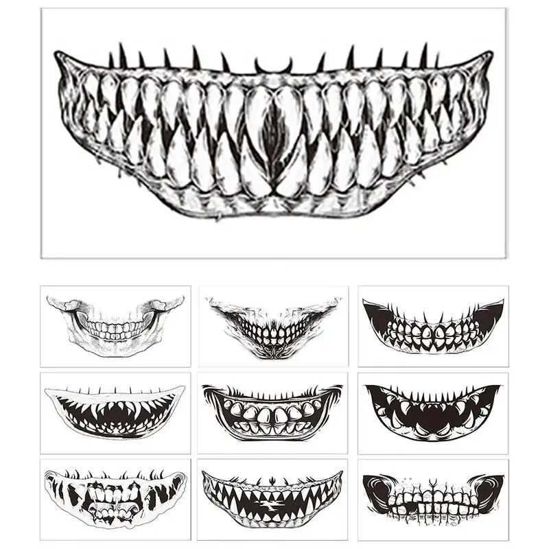 Scary Teeth Drawing