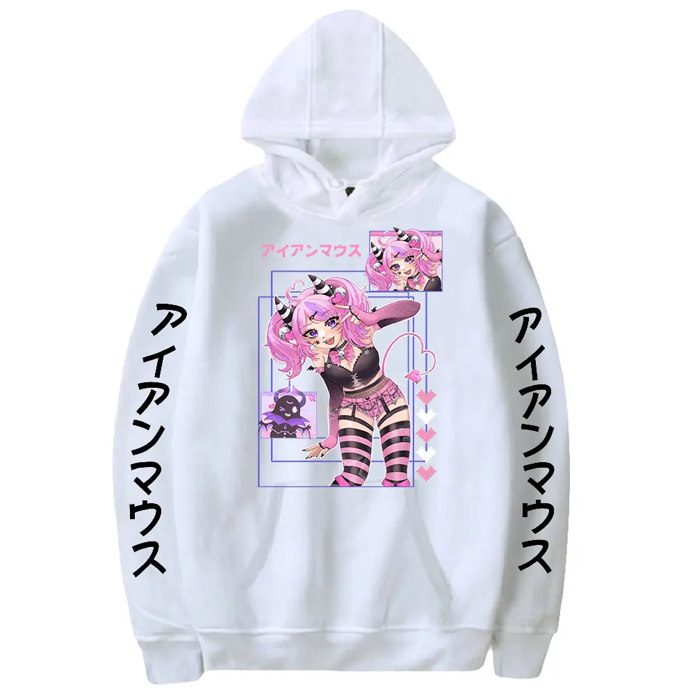 2023 Ironmouse VTuber Hoodie Long Sleeve Streetwear Men Women Hooded ...