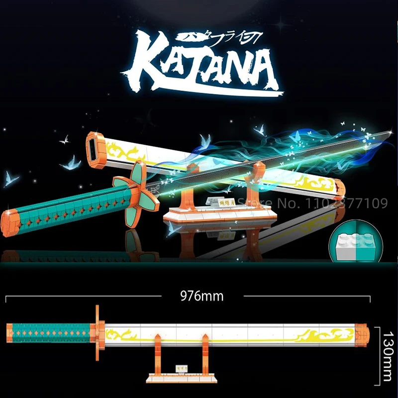 Katana Building Blocks | Katana Scissor Seven | Scissor Seven Sword ...