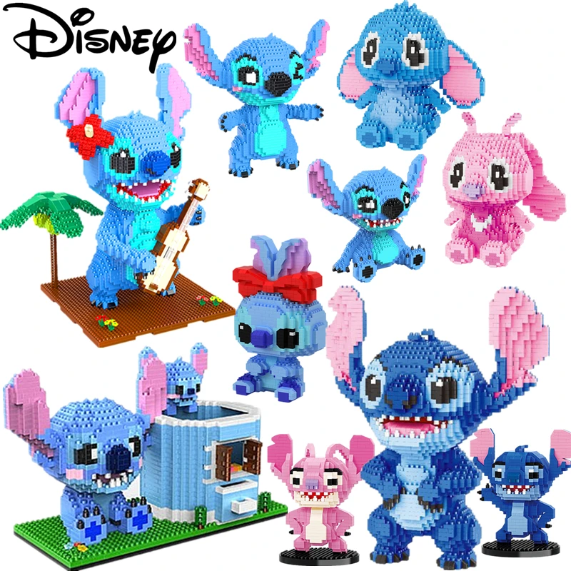Disney-Micro-Particle-Building-Blocks-Stitch-Classic-Models-Cute ...