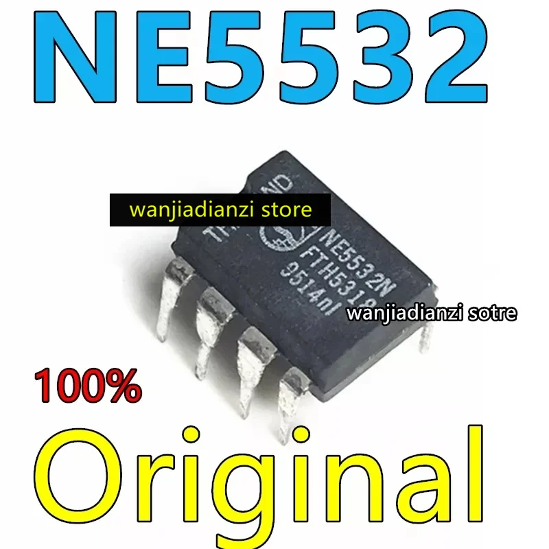 NE5532 IC Chips DIP8 - Integrierte Schaltung Für Audio Verstärker DIP8 ...