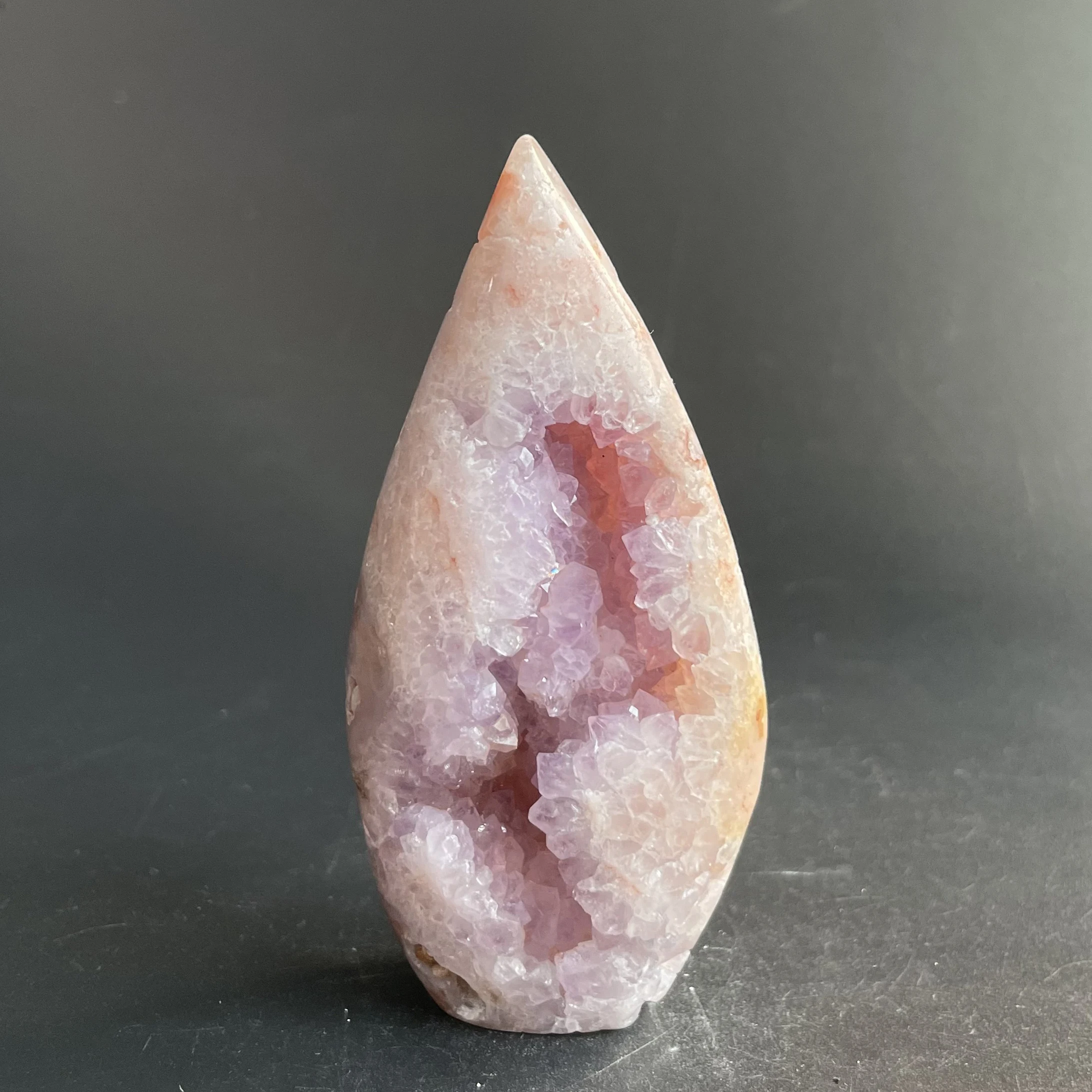 Piedra-Natural-amatista-gata-Rosa-geoda-torre-de-cristal-pulido-Punto ...