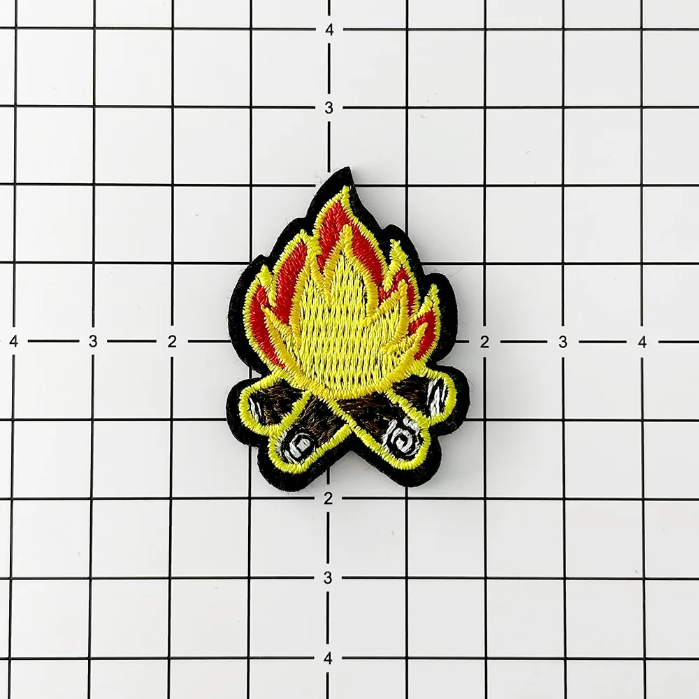 Torch Iron on Patches Embroidered Patch for Cloth Garment Appliques ...