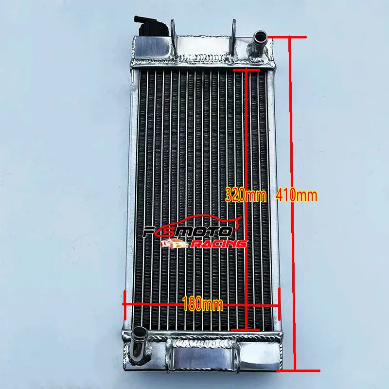41cm x 18cm Aluminum Radiator FOR Go Kart Iame X30 W/ Hose Fittings ...