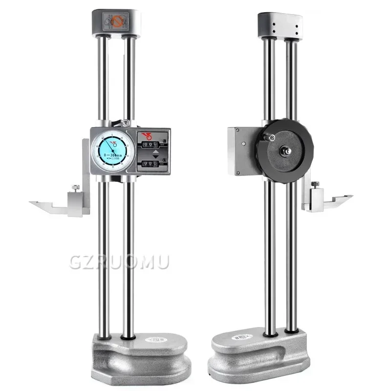 0-500MM-Height-Gauge-With-Precision-Dial-Woodworking-Table-Marking ...