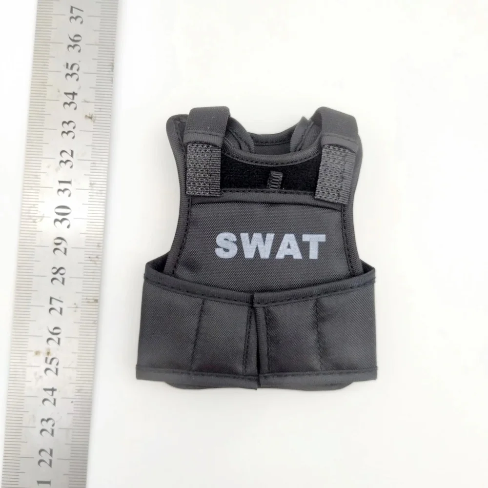 Black-1-6-Scale-Bulletproof-Vests-SWAT-Tactical-Vest-Model-for-12in ...