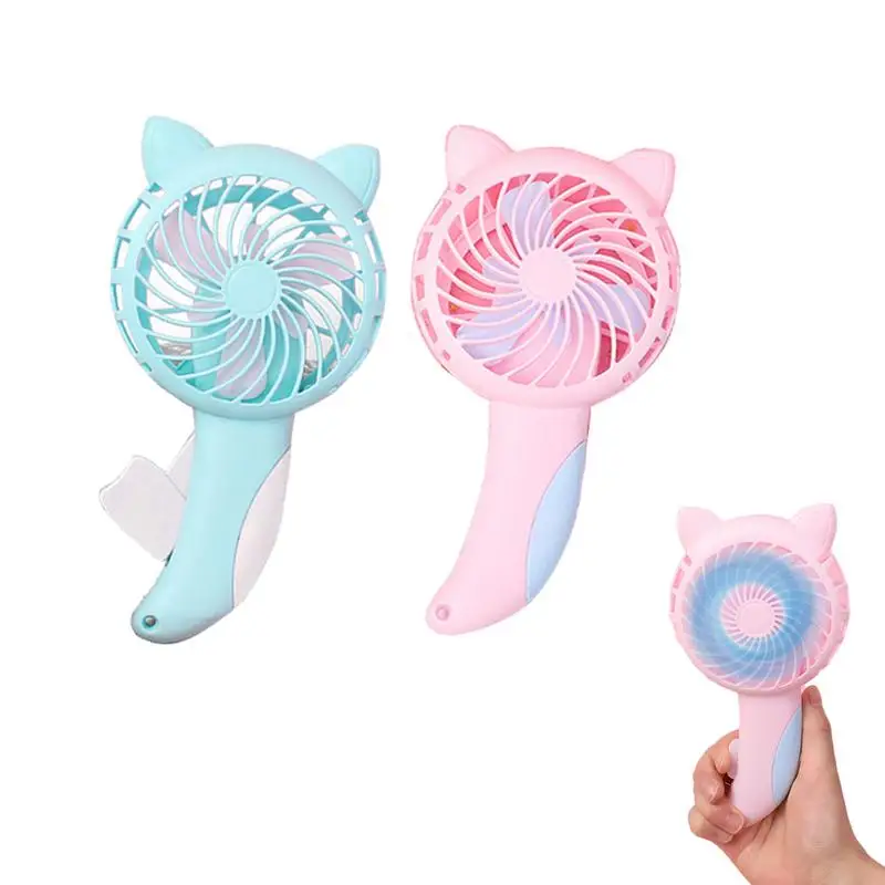 Manual-Press-Small-Fan-Hand-Pressure-Fan-Hand-Personal-Student-Fan ...