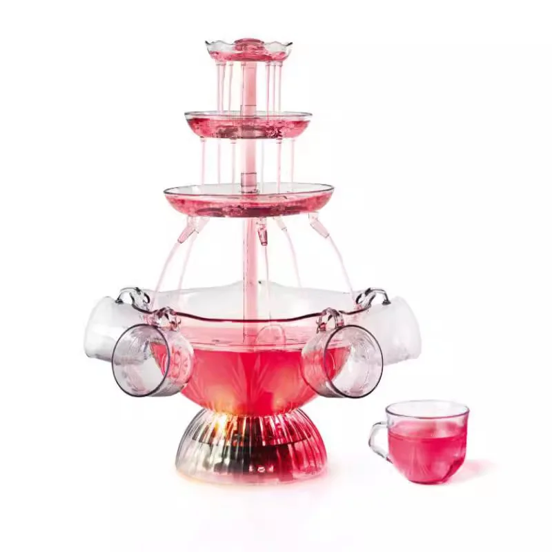 3-Tier-Wine-Champagne-Party-Fountain-Red-Wine-Dispenser-Juice-Drink ...