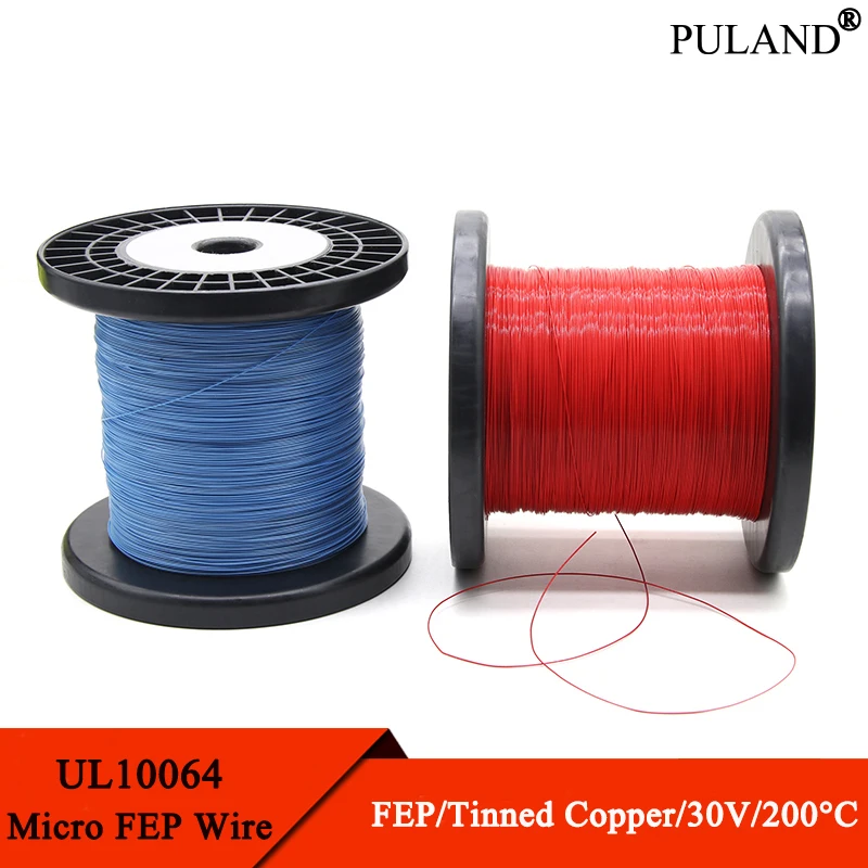 10M-100M-UL10064-FEP-Wire-40-36-34-32-30-28-26AWG-PTFE-Plastic-Ultra ...